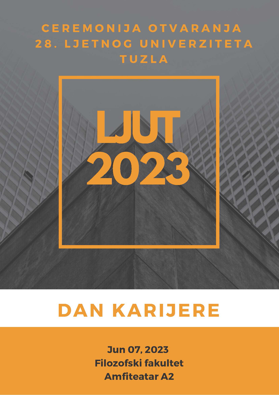 CEREMONIJA OTVARANJA 28. LJETNOG UNIVERZITETA TUZLA I DANA KARIJERE - Univerzitet u Tuzli