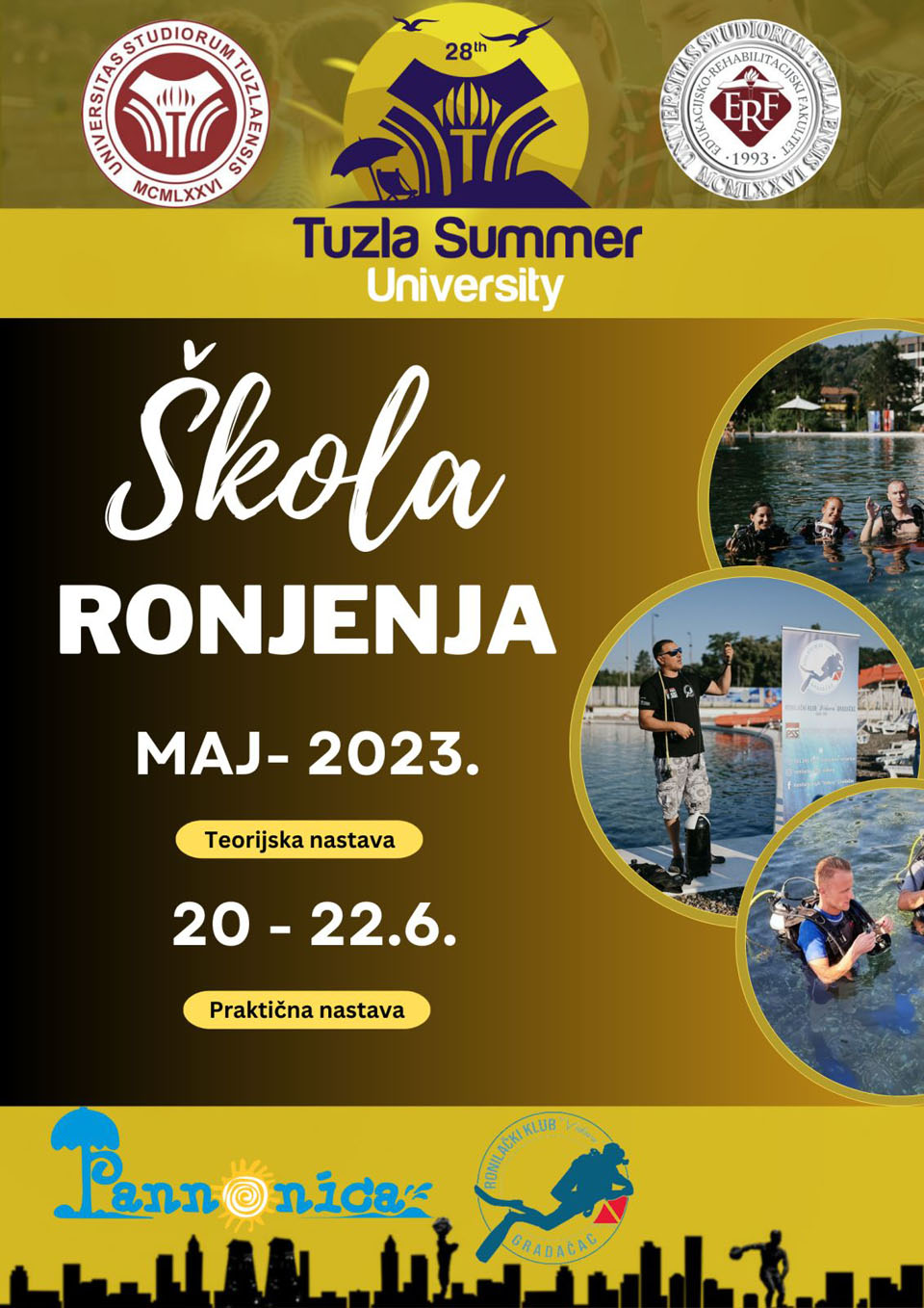 Škola ronjenja, LJUT 2023 - Univerzitet u Tuzli