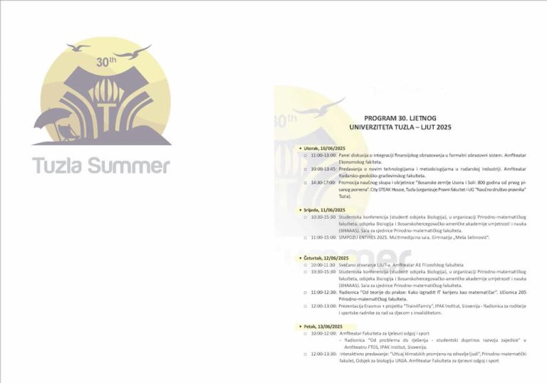 Aktuelnosti - Univerzitet u Tuzli