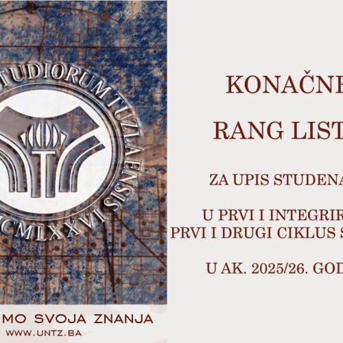 UMNOŽIMO SVOJA ZNANJA - Univerzitet u Tuzli